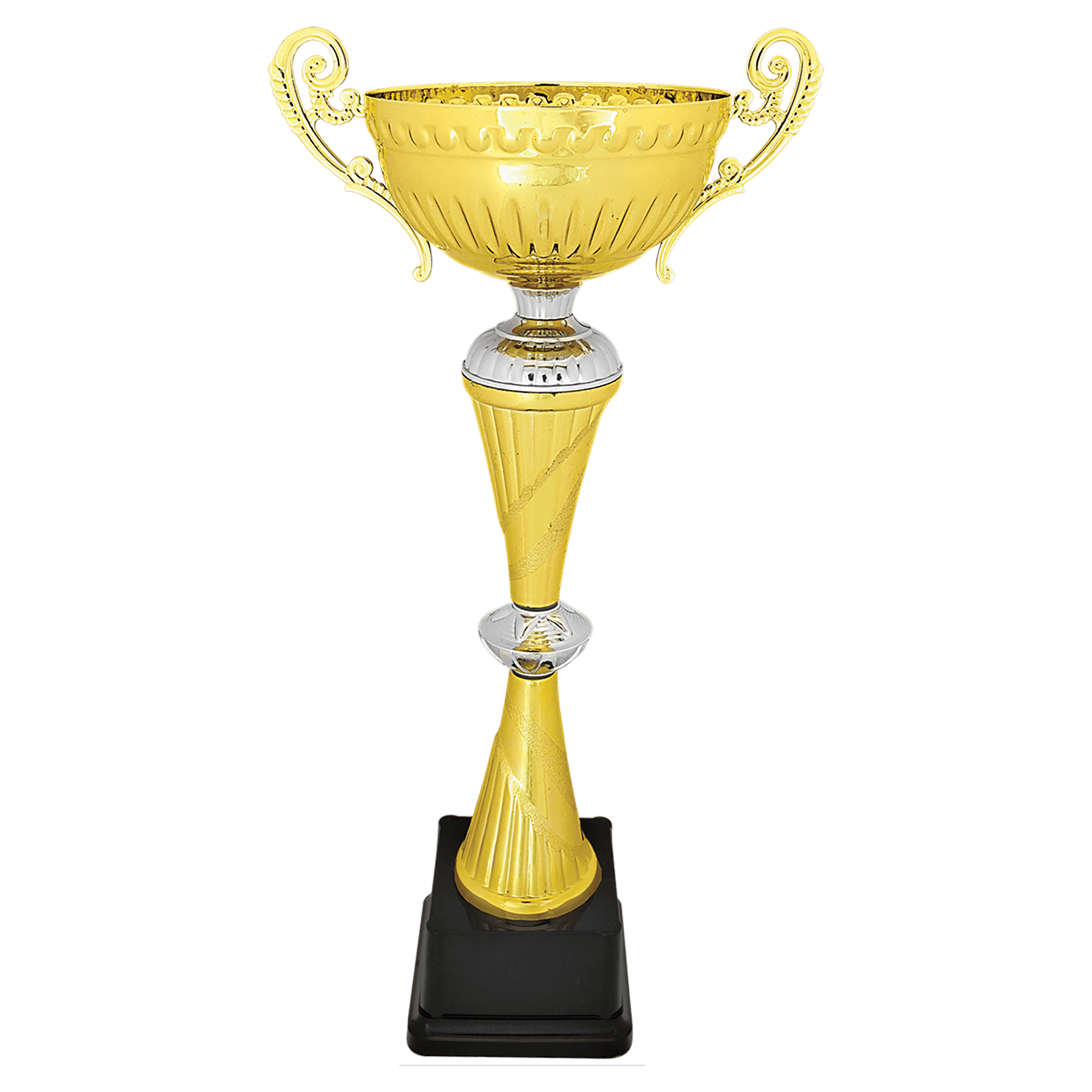 16 3/4″ Gold/Silver Completed Metal Cup Trophy – mfoprint.com